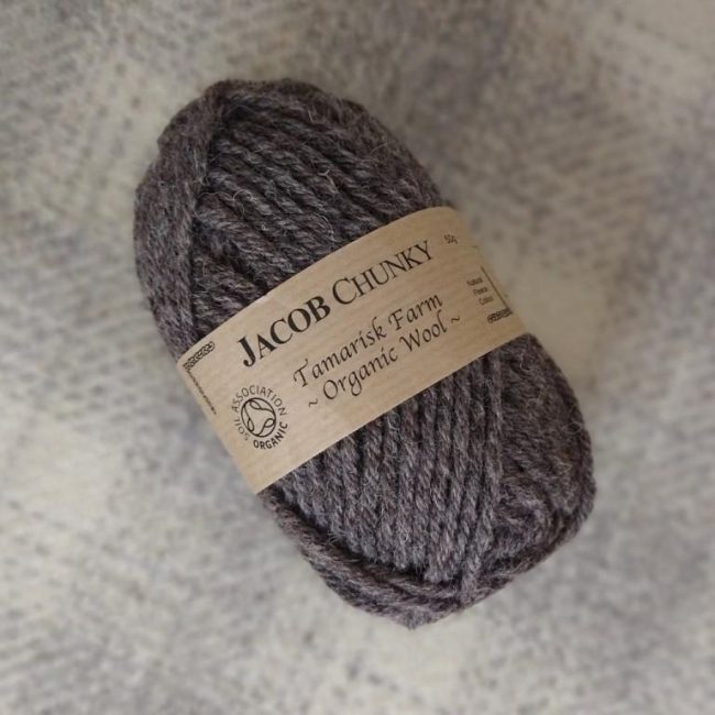 Tweed-grey Jacob, Chunky ball - Tamarisk Farm - West Bexington Nr Bridport